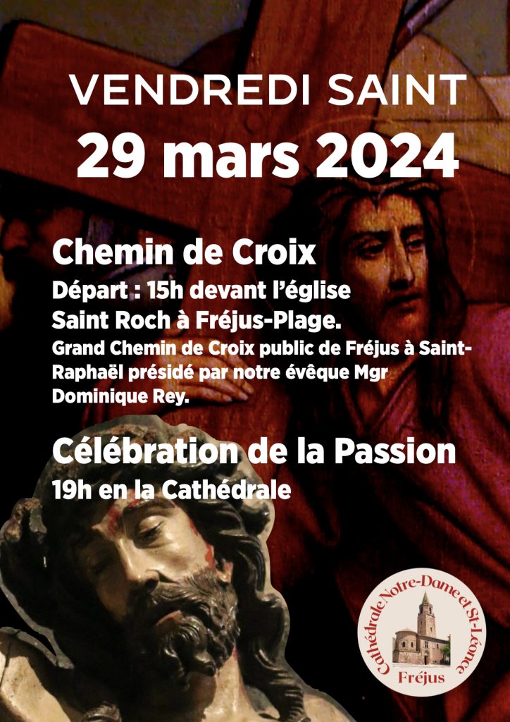 Affiche Vendredi Saint et Pâques 2024.1 – Cathédrale de Fréjus